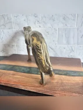 Vintage | Accents | Vintage 15 Brass Borzoi Dog Sculpture Figurine ...